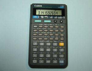 Taschenrechner reinigen (Canon F-700) – Volkers Elektronik-Bastelseiten