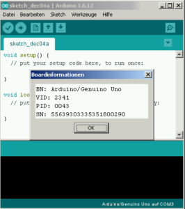 Erste Schritte mit dem Arduino UNO R3 – Volkers Elektronik-Bastelseiten