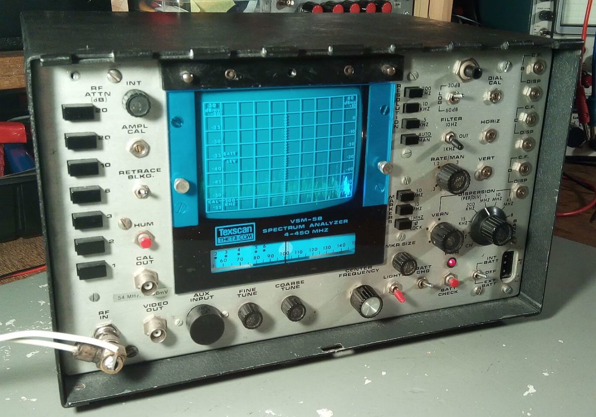 Spectrum Analyzer THETA-COM Texscan VSM-5B 4 bis 450 MHz Teil 2 ...